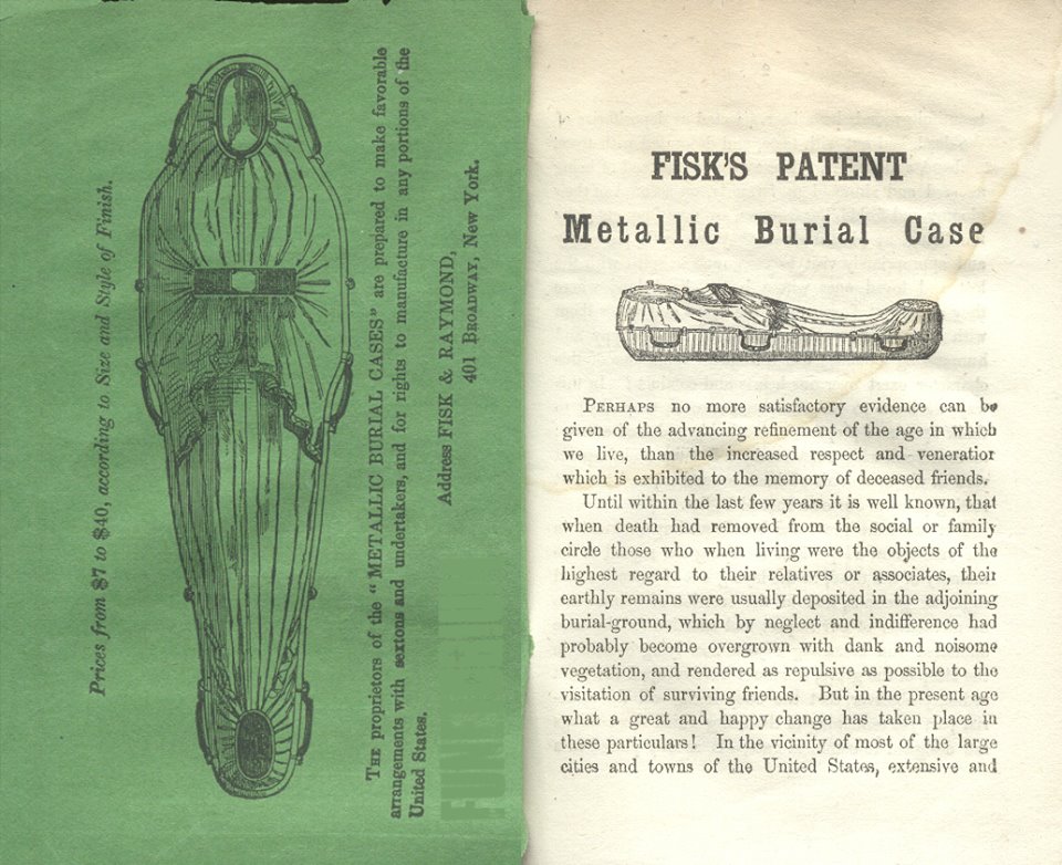 Victorian Iron Mummies: The Fisk Casket – Burials & Beyond