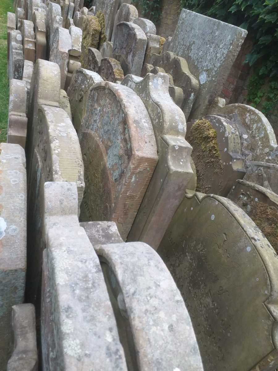 Stacked Headstones and Forgotten Burials : St Mary’s Old Cemetery ...