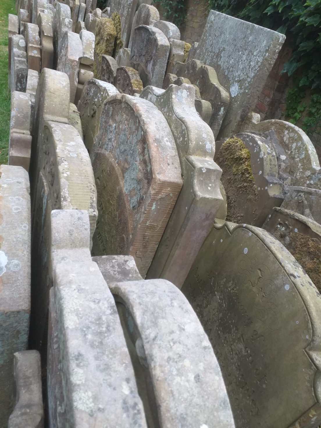 Stacked Headstones and Forgotten Burials : St Mary’s Old Cemetery ...