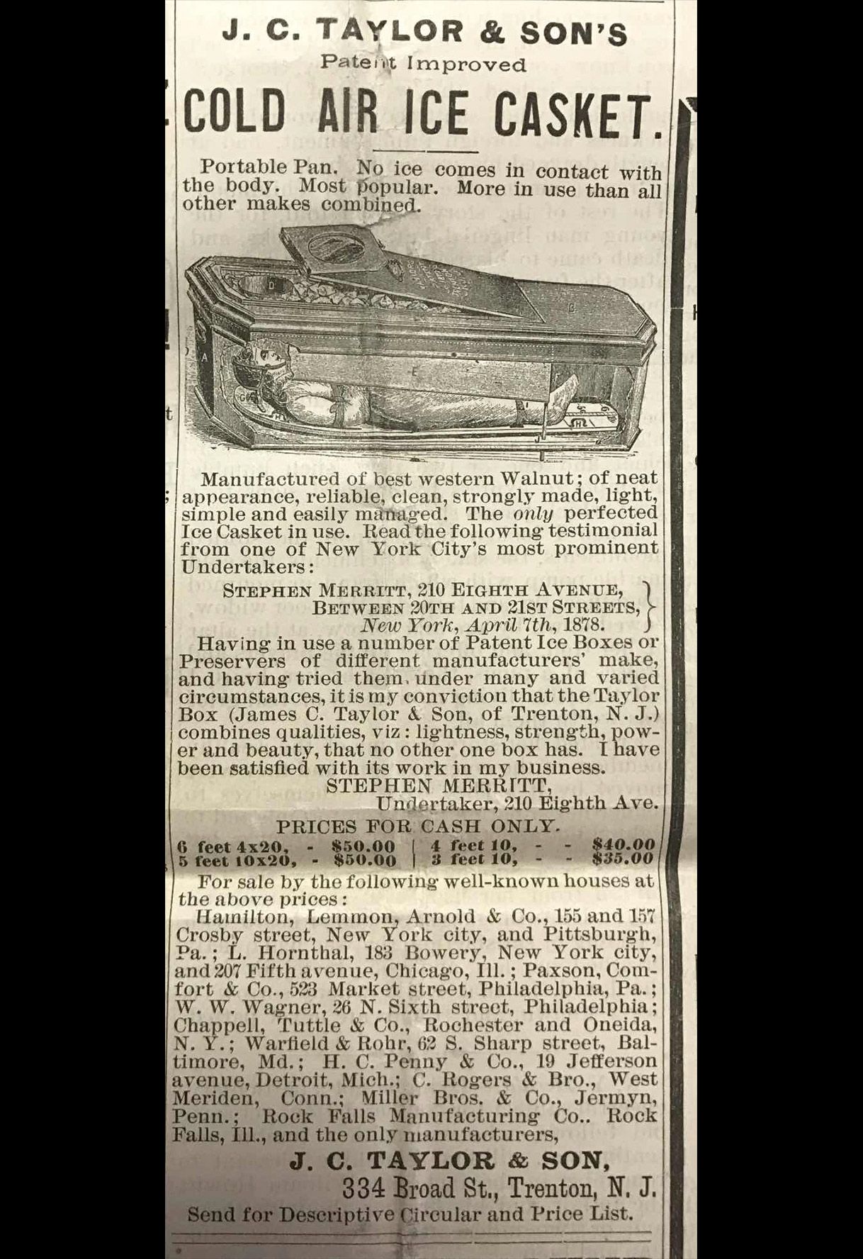 Ice, Ice, Body: Introducing Ice Caskets – Burials & Beyond