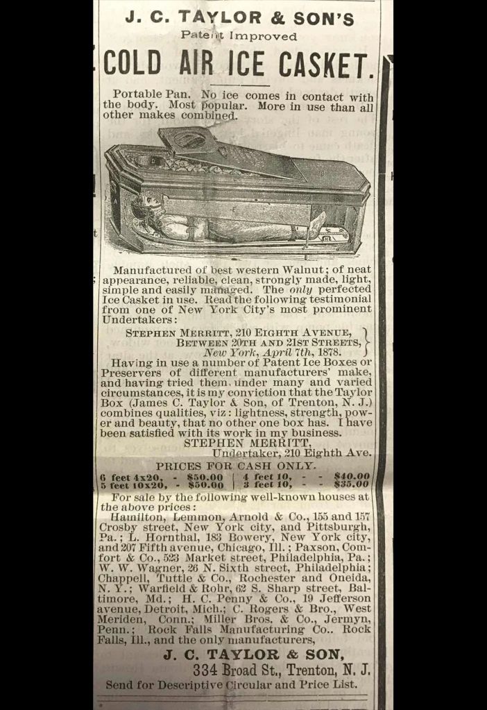 Ice, Ice, Body: Introducing Ice Caskets – Burials & Beyond